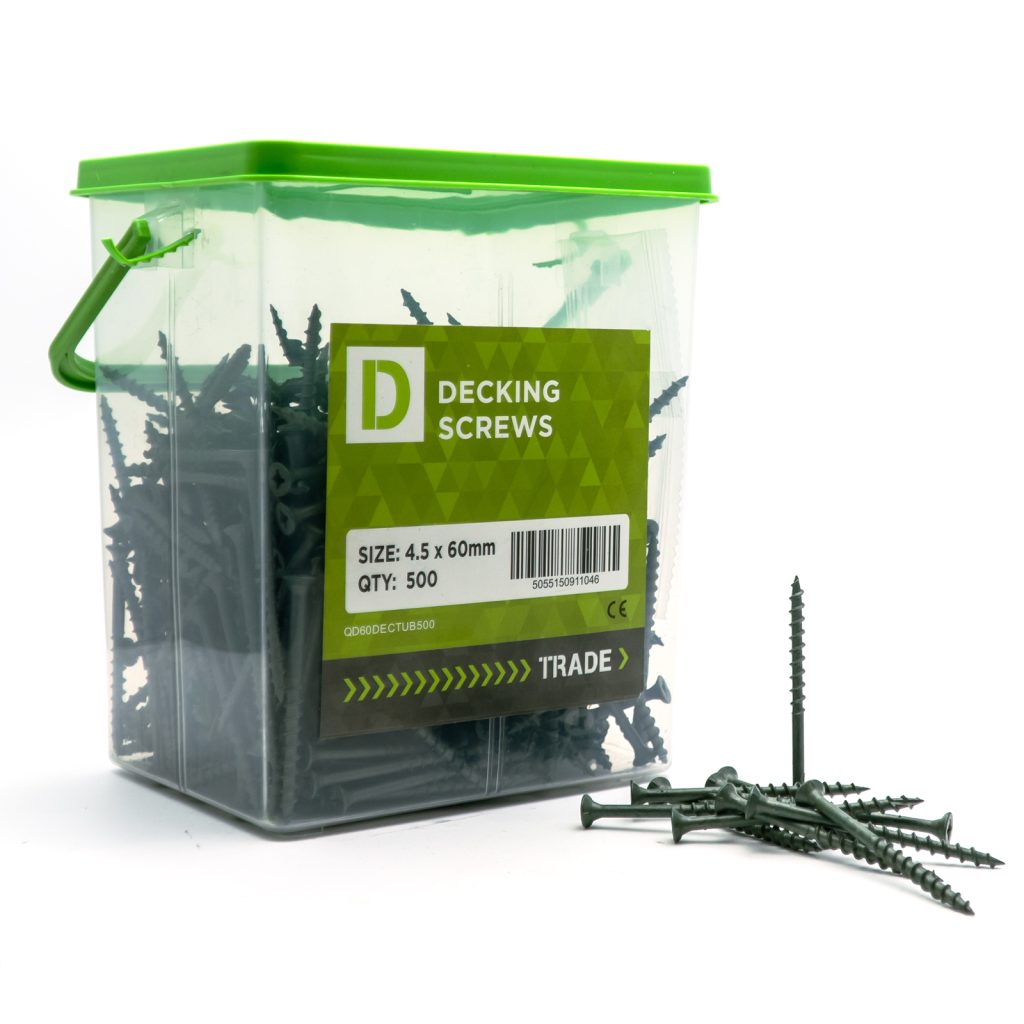 60x4.5mm Decking Screws Pack of 500 - Essex Board & Timber
