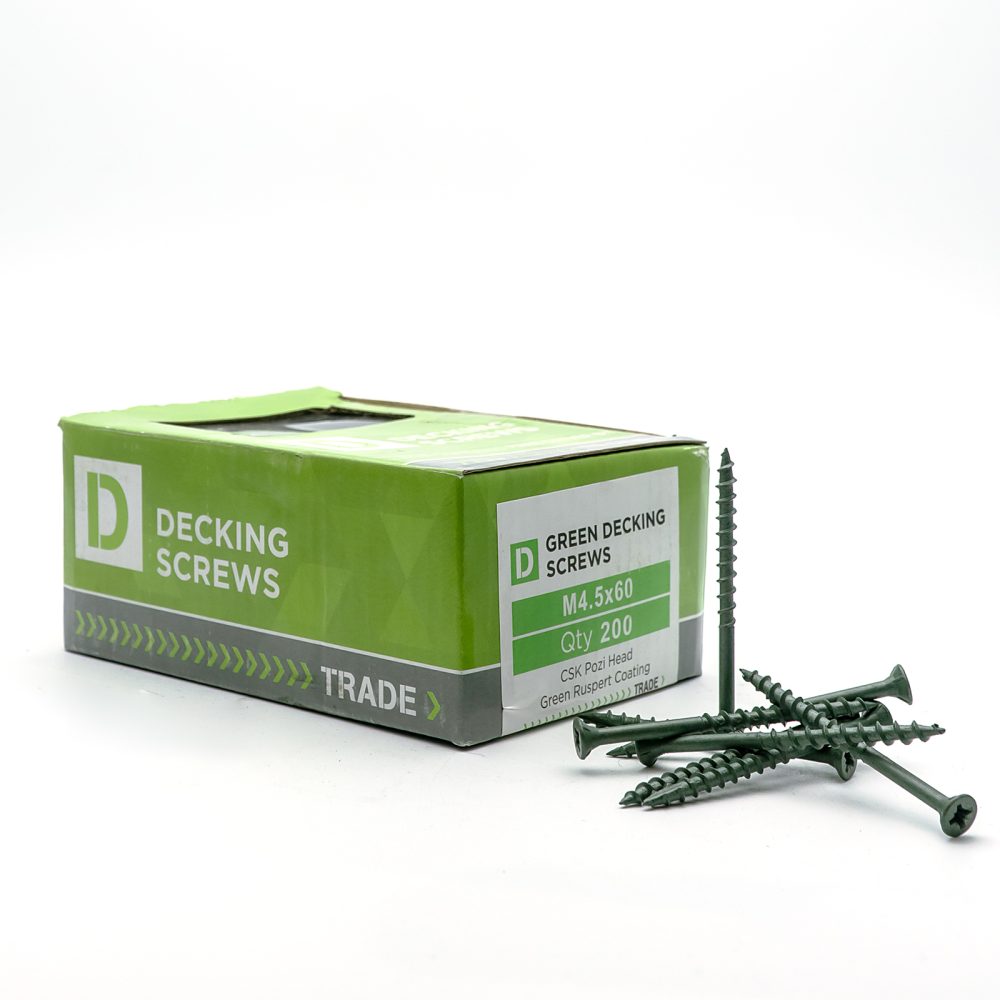 M5 5x60mm Decking Screws Pack of 200 - Essex Board & Timber