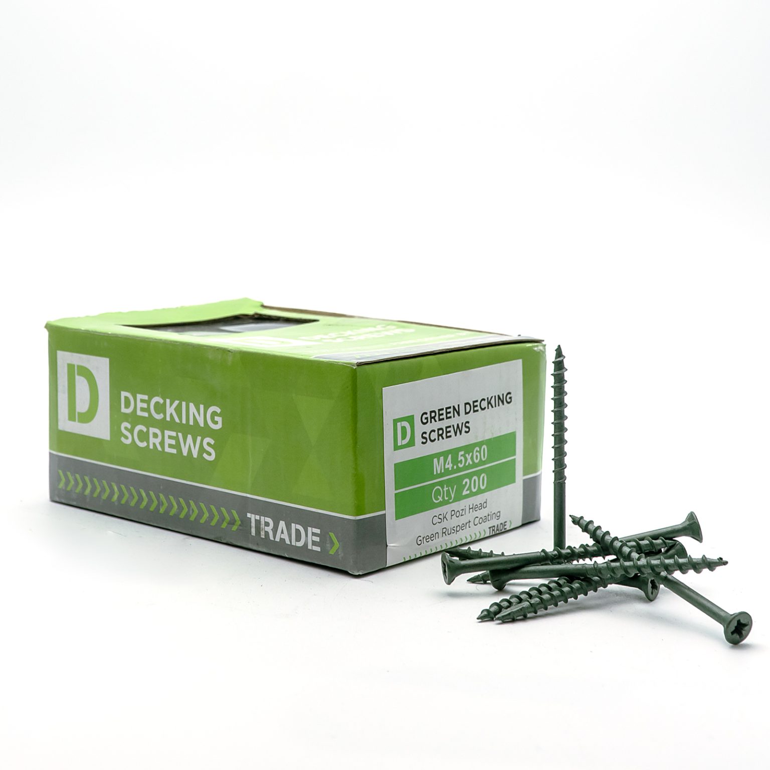 M5 5x60mm Decking Screws Pack of 200 - Essex Board & Timber