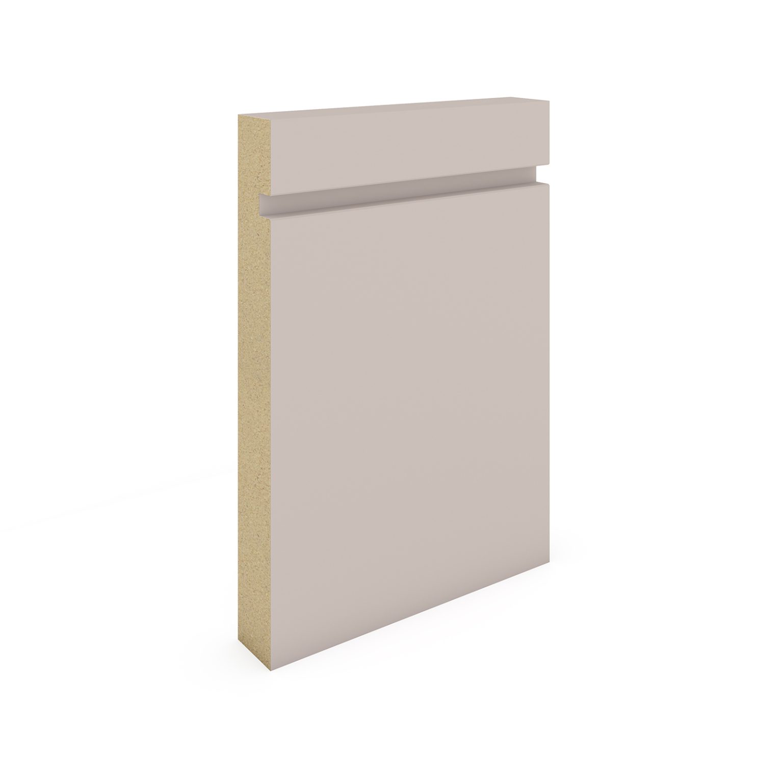 Shadow Groove 20mm Flat MDF Skirting 18mm x 144mm - Essex Board & Timber